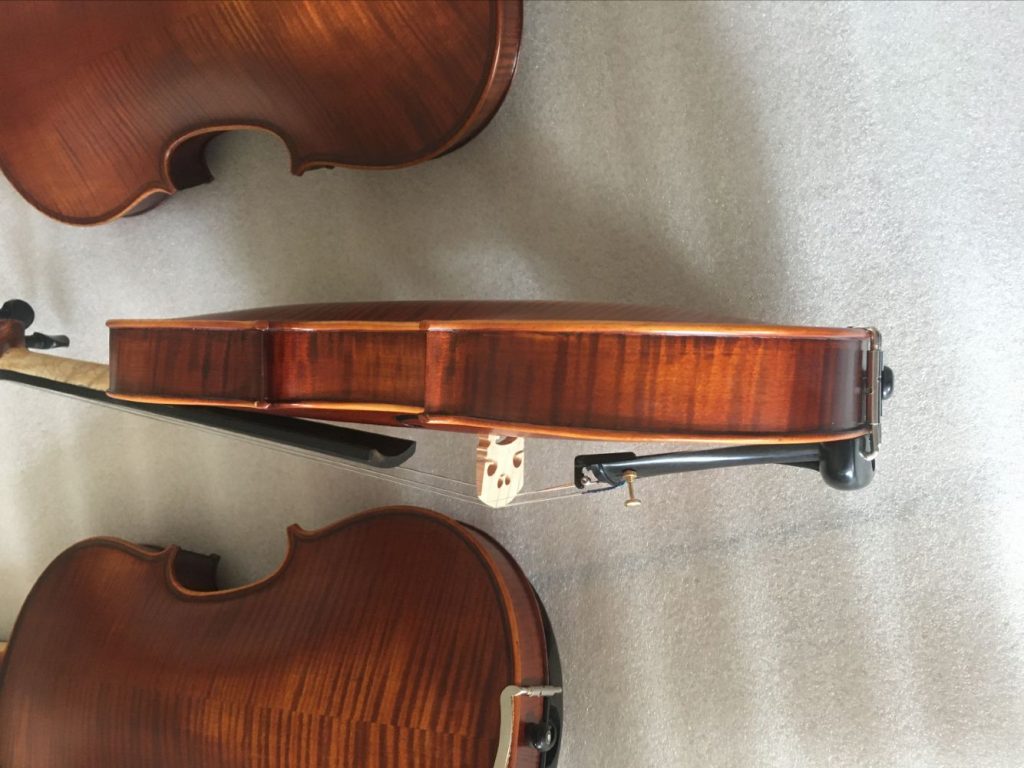 Dark Red Brown Varnish Flame Maple Violin HV900 - Sinomusik@ China ...