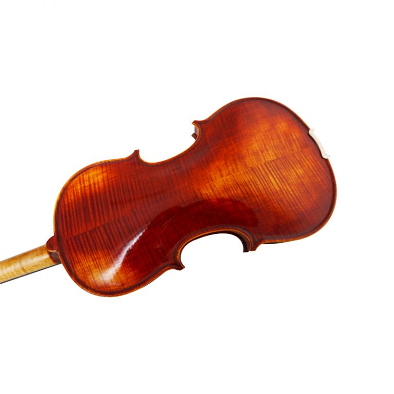 Satin Dark Red Brown Flame Maple Violin MVT700 - Sinomusik@ China ...
