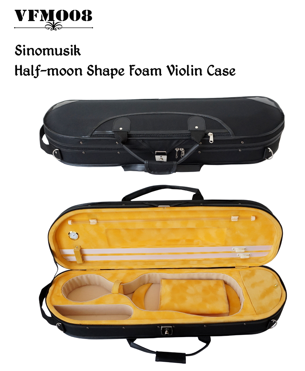 Half-Moon Violin Light Case VFMO08 - Sinomusic