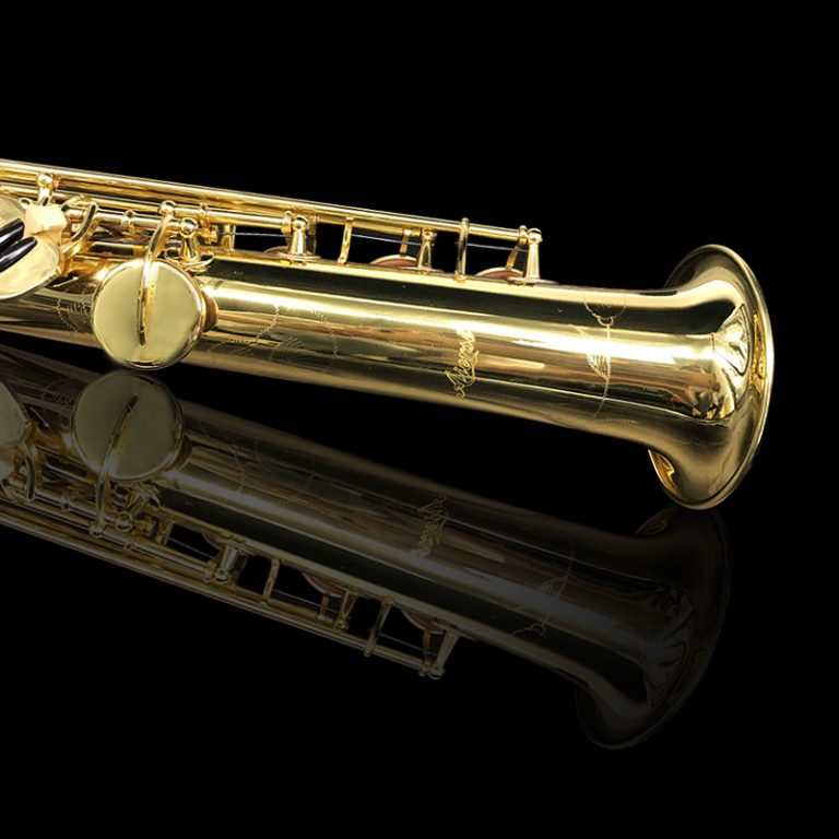 Aiersi Straight Soprano Golden Saxophone - Sinomusik@ China Musical Store