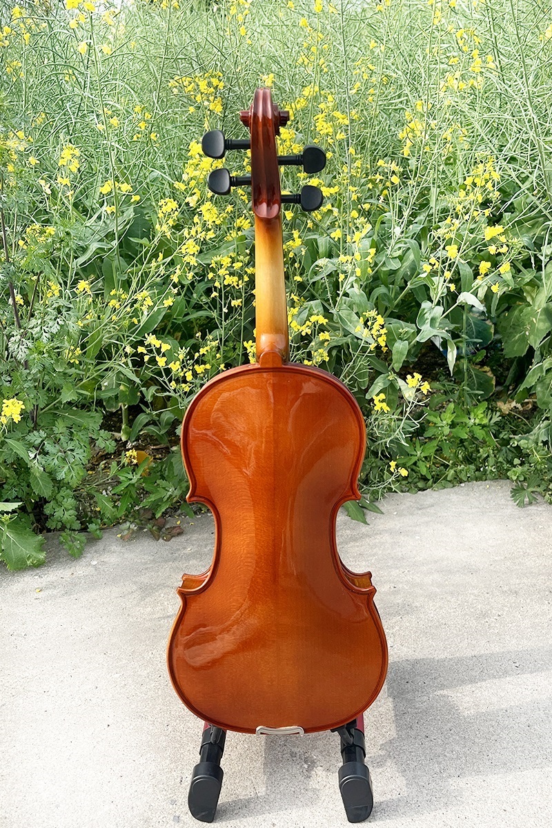 Glossy Spraying Red Brown Solid Purfling Violin - Sinomusik String ...