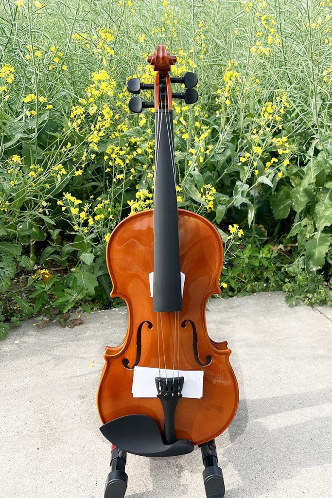 Glossy Spraying Red Brown Solid Purfling Violin - Sinomusik String ...