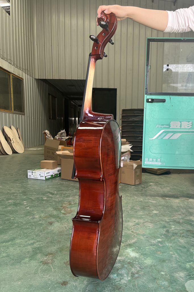Full Handed Varnished Flame Cello HC35N - Sinomusic