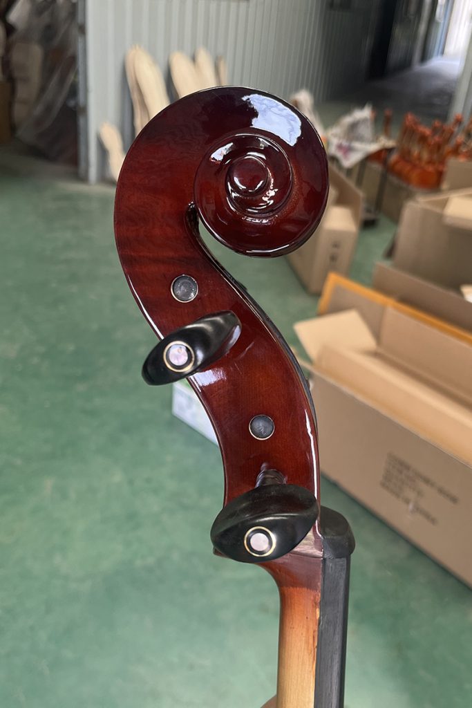 Full Handed Varnished Flame Cello HC35N - Sinomusic