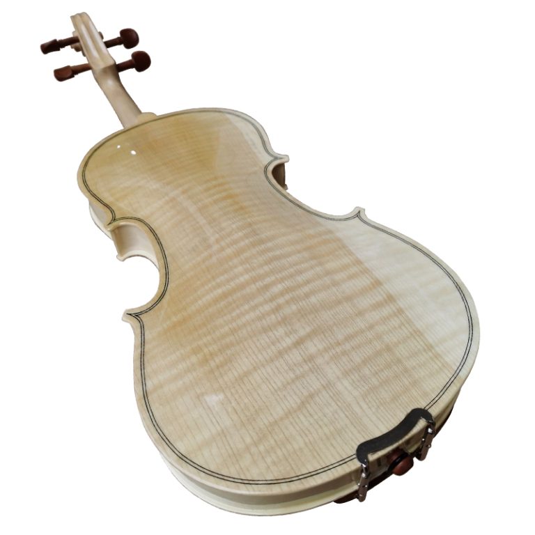 Transparent Spraying Spruce and Flame Maple Skin Violin SGV015UF - China Violin manufacturer ...