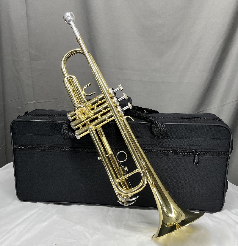 Yellow Brass Bb Key Trumpet - Sinomusik String Instruments