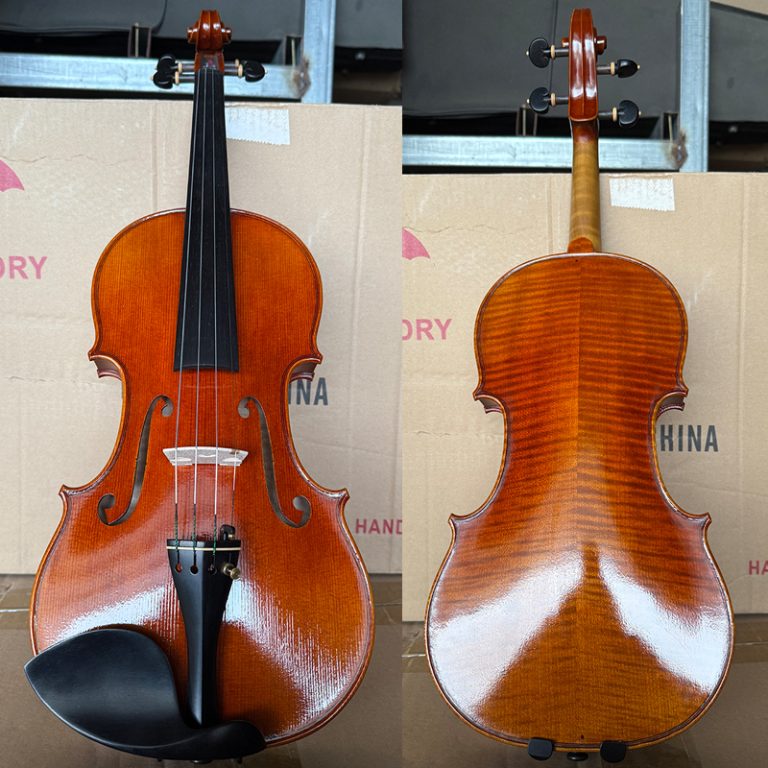 Swiss Spruce Slovakia Flame Maple Oil Painted 1744 Ole Bull Guarneri ...